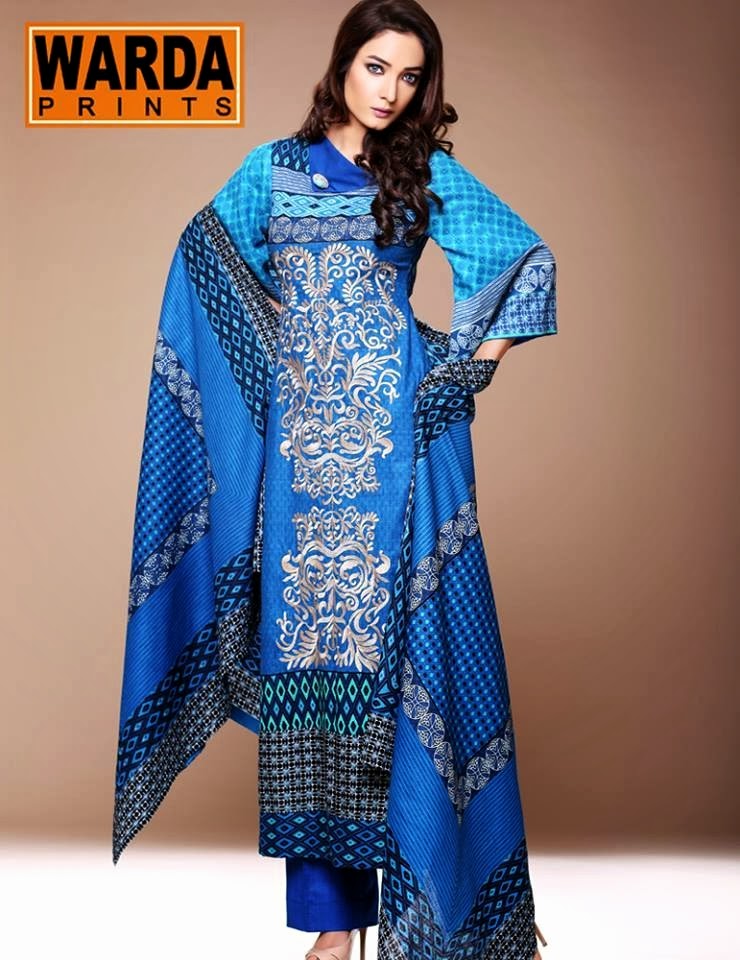 Latest Fall/Winter Collection 2014-15 By Warda Prints | Christmas ...