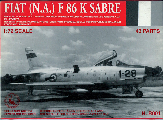 Modellismo Torino: FIAT (N.A.) F 86 K SABRE, scala 1:72