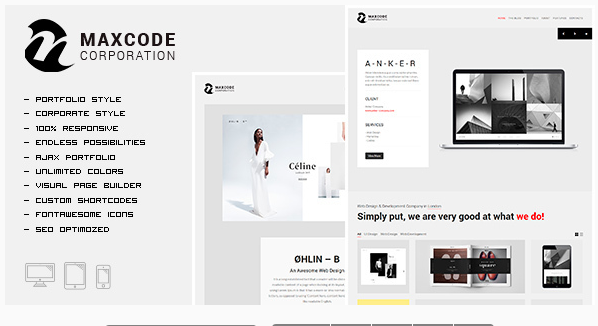 MAXCODE - AJAX Portfolio & Agency WordPress Theme | jQuery Plugins - Bootstrap Plugins ...