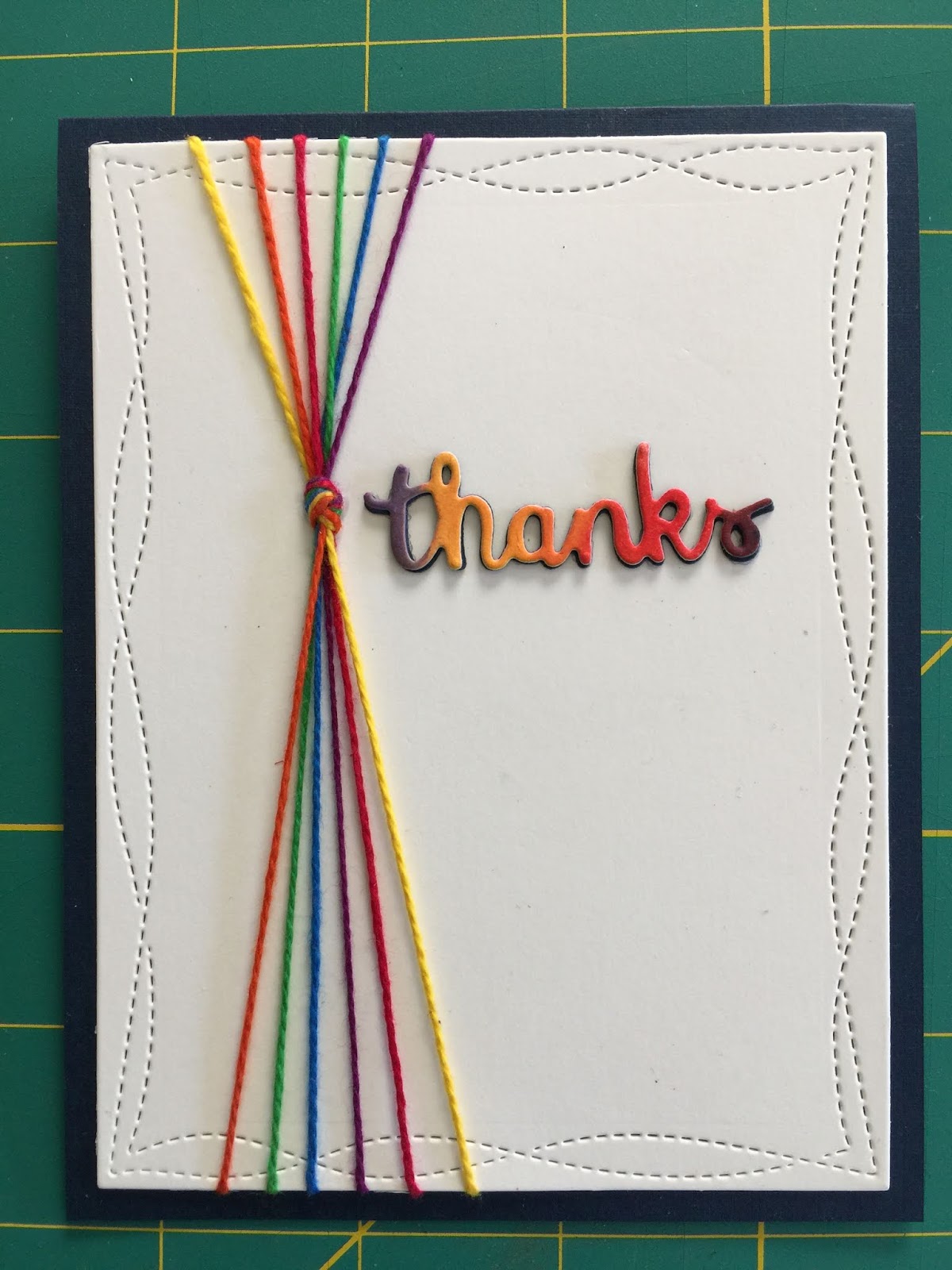 FLAT FISH PAPER ARTS: String card - 2018