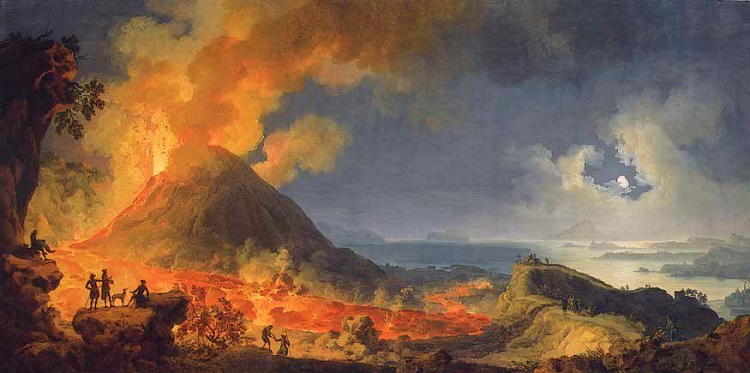 Gods and Foolish Grandeur: Eruption - paintings of Vesuvius by Pierre ...