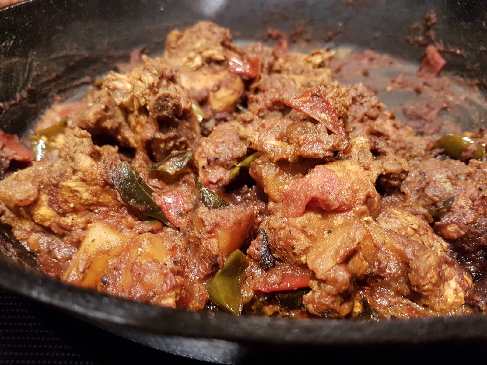 CHICKEN PERATAL (dry chicken curry)