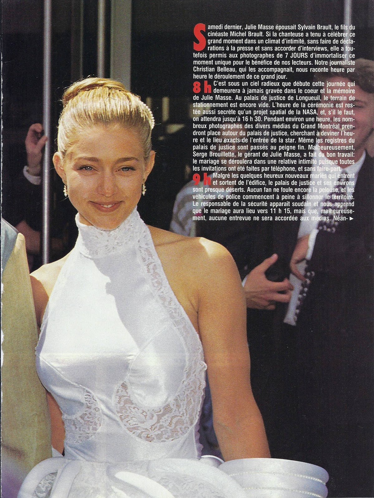 De tout et de rien, scanné ici et là: Le mariage de Julie Masse