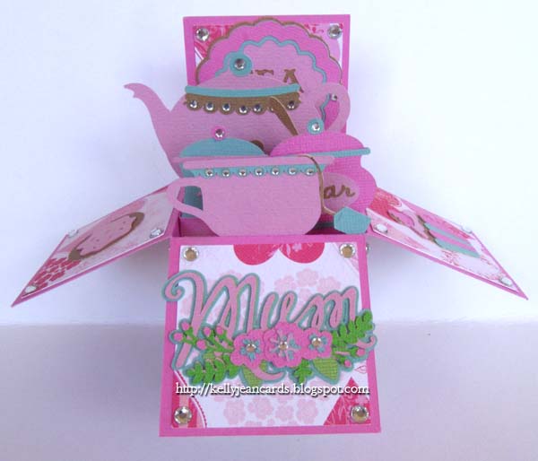 Kelly Jean Cards: Tea Box Card!