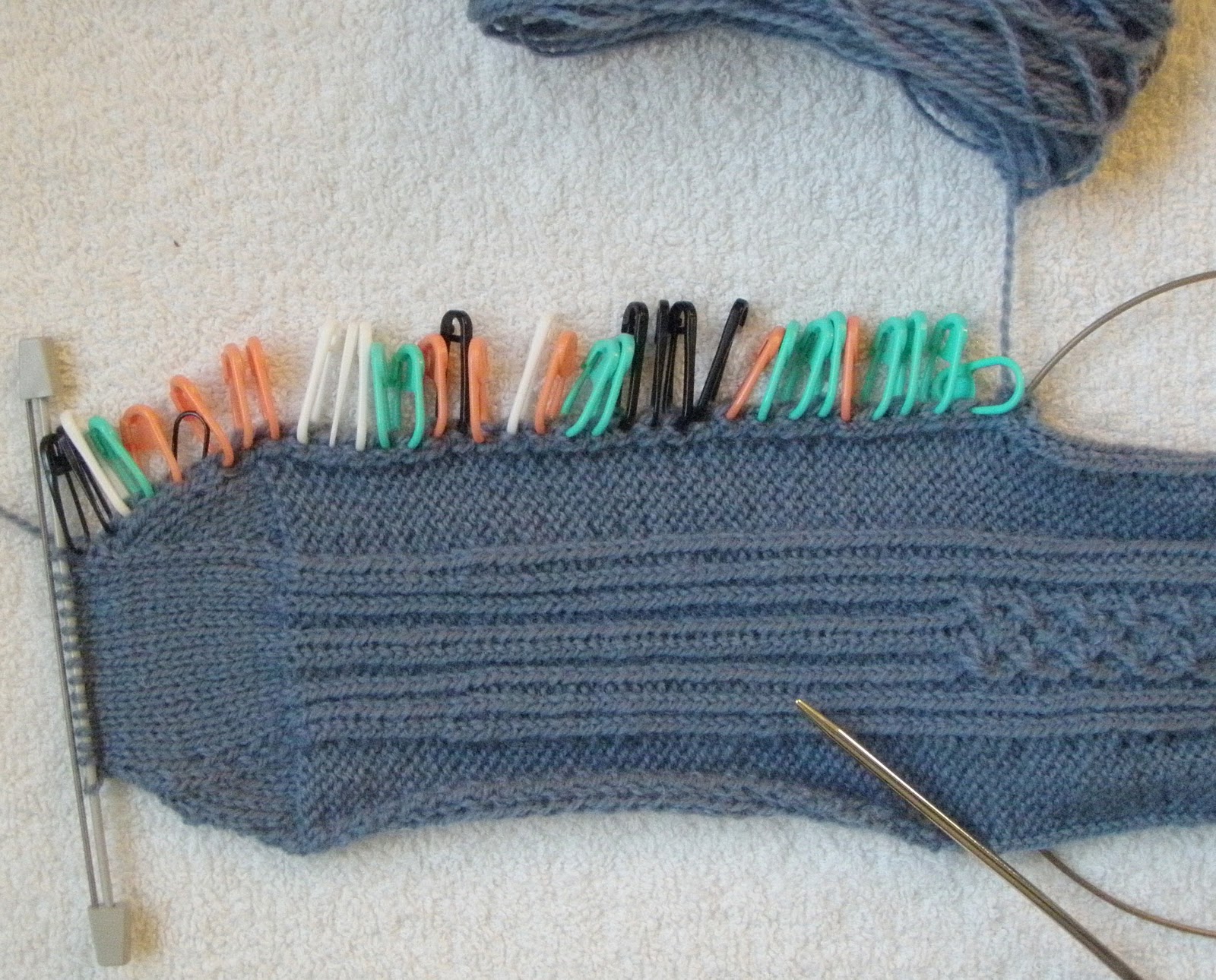 Twisted-Rib Stockings–Done! – Ann Budd Knits