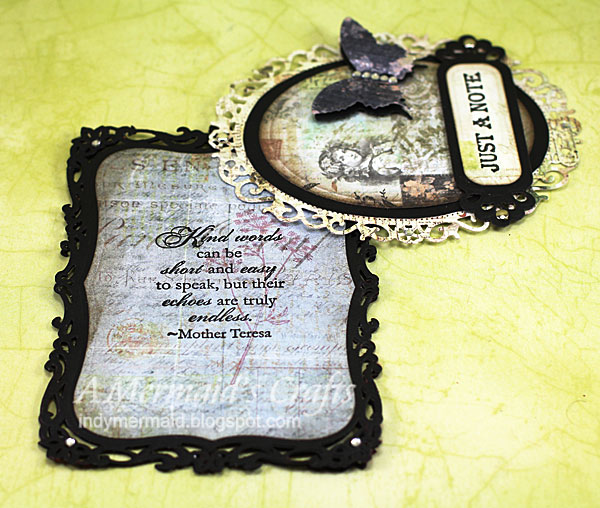 A Mermaids Crafts: Shaped Card Tutorial