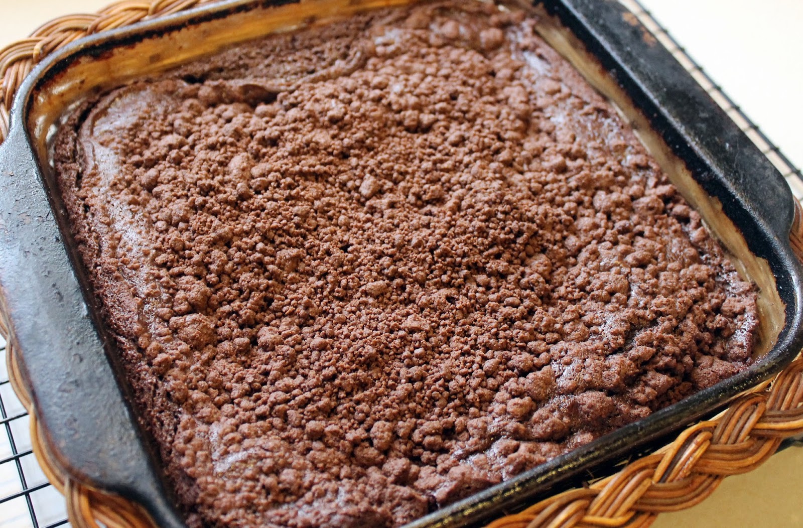 Cooking With Mary and Friends: Chocolate Coffee Cake with Cocoa Crumble