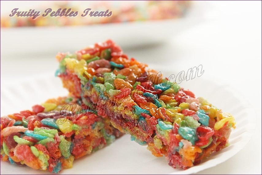 Homemade Fruity Pebbles Treats - Kids Snacks