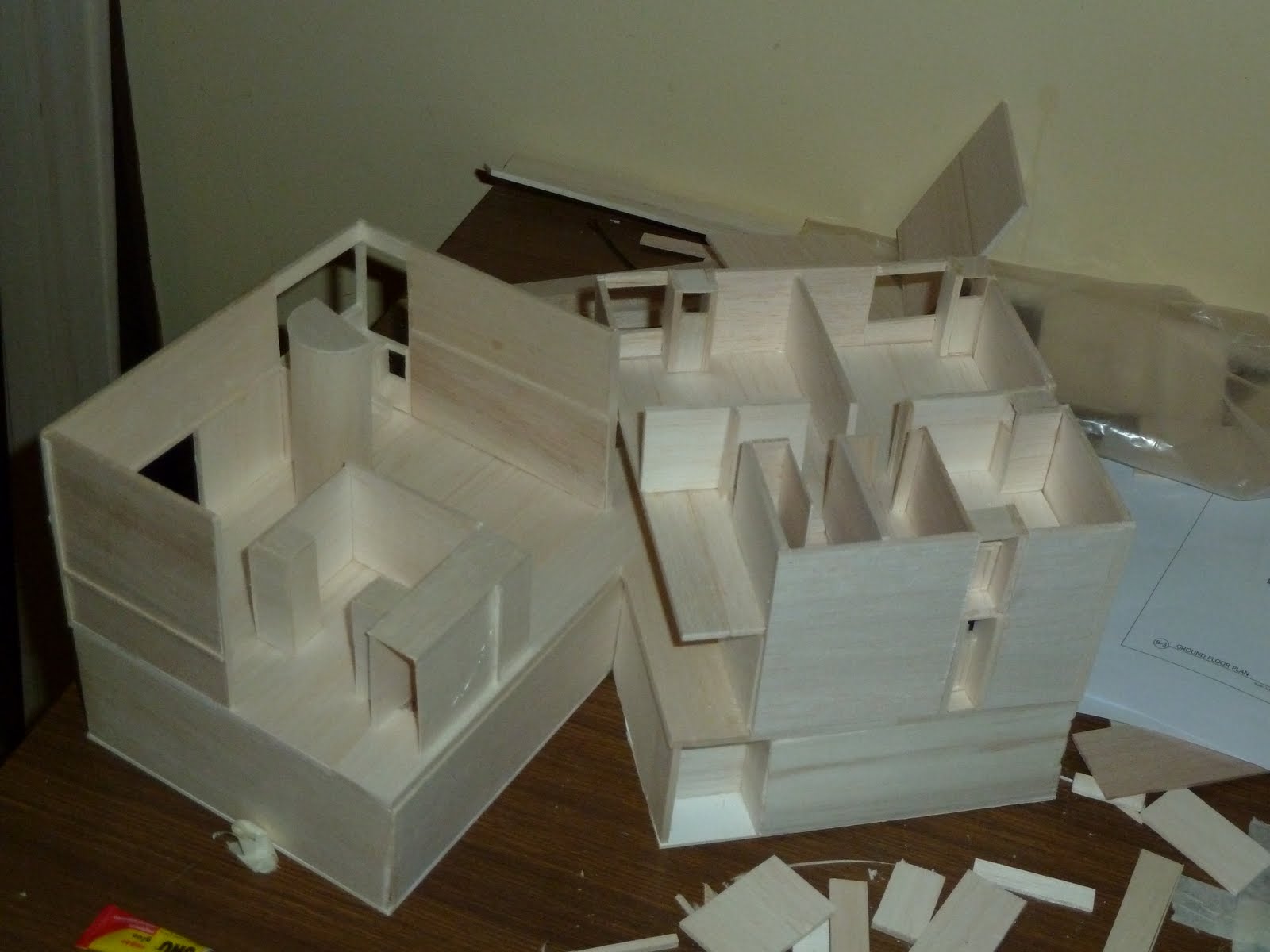 NJP-ARCH1141: Final Model - FISHER HOUSE (1:50)