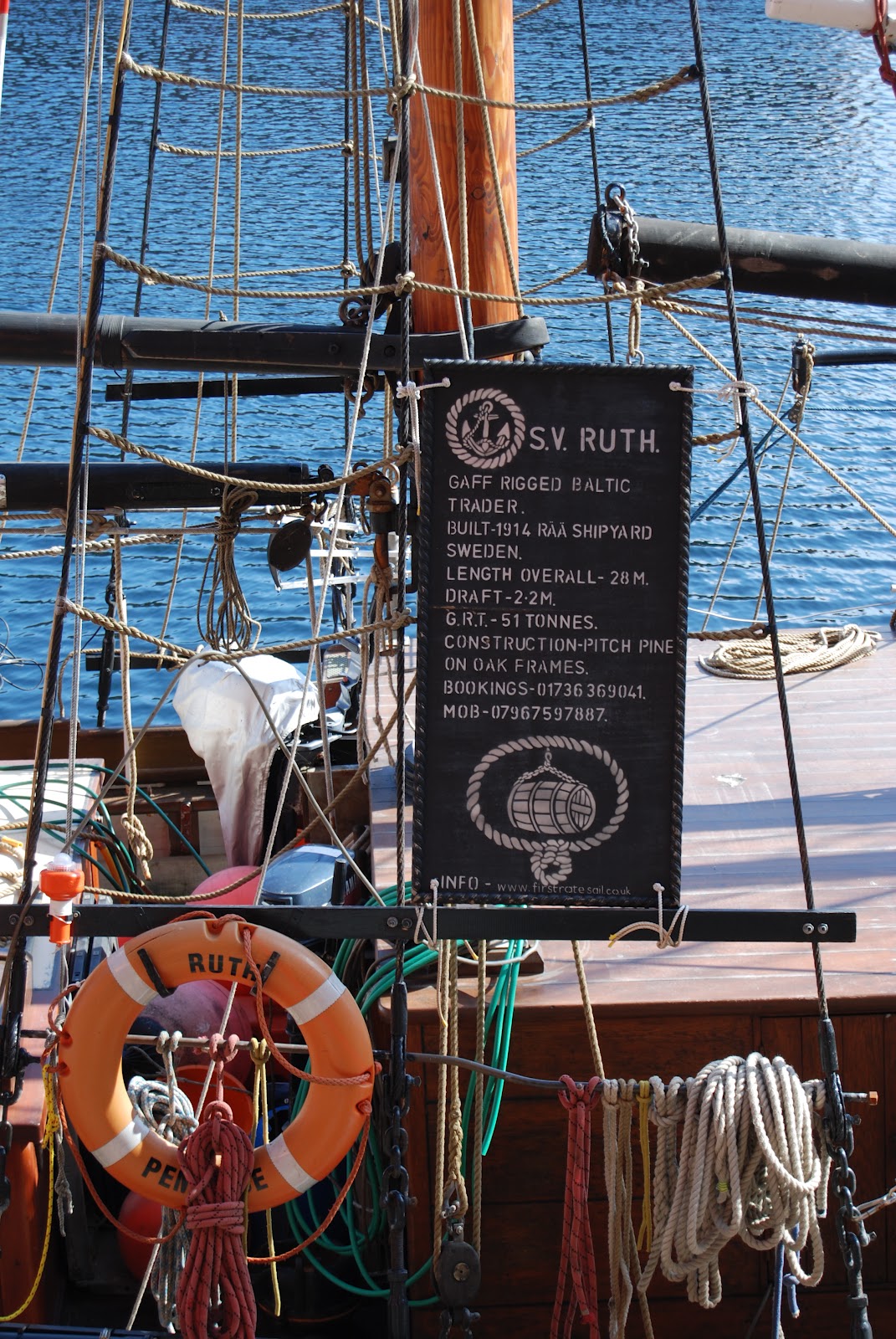tall ships and the beauty of sailing: Tall ship "RUTH" at Liverpool
