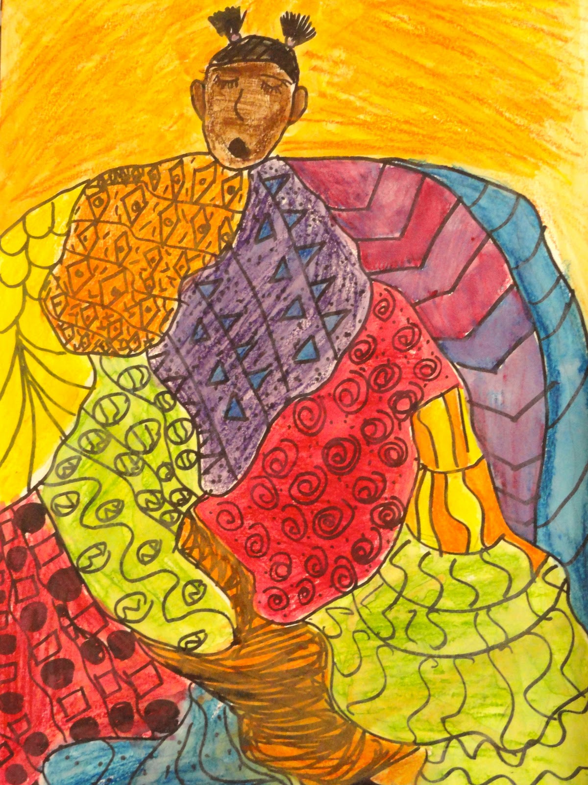 Art- It's Made To Be Seen: 4th Grade- Klimt Quilts