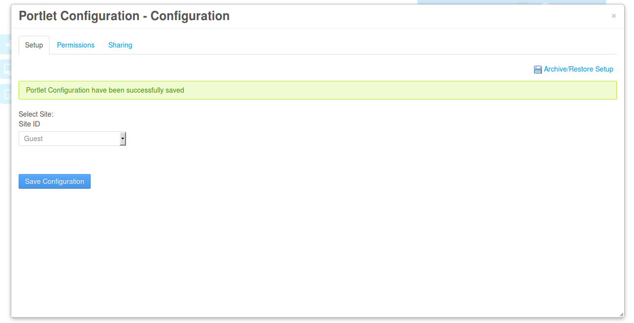 Liferay Portlet Configuration Page In Plugin Portlet ~ Liferay Savvy
