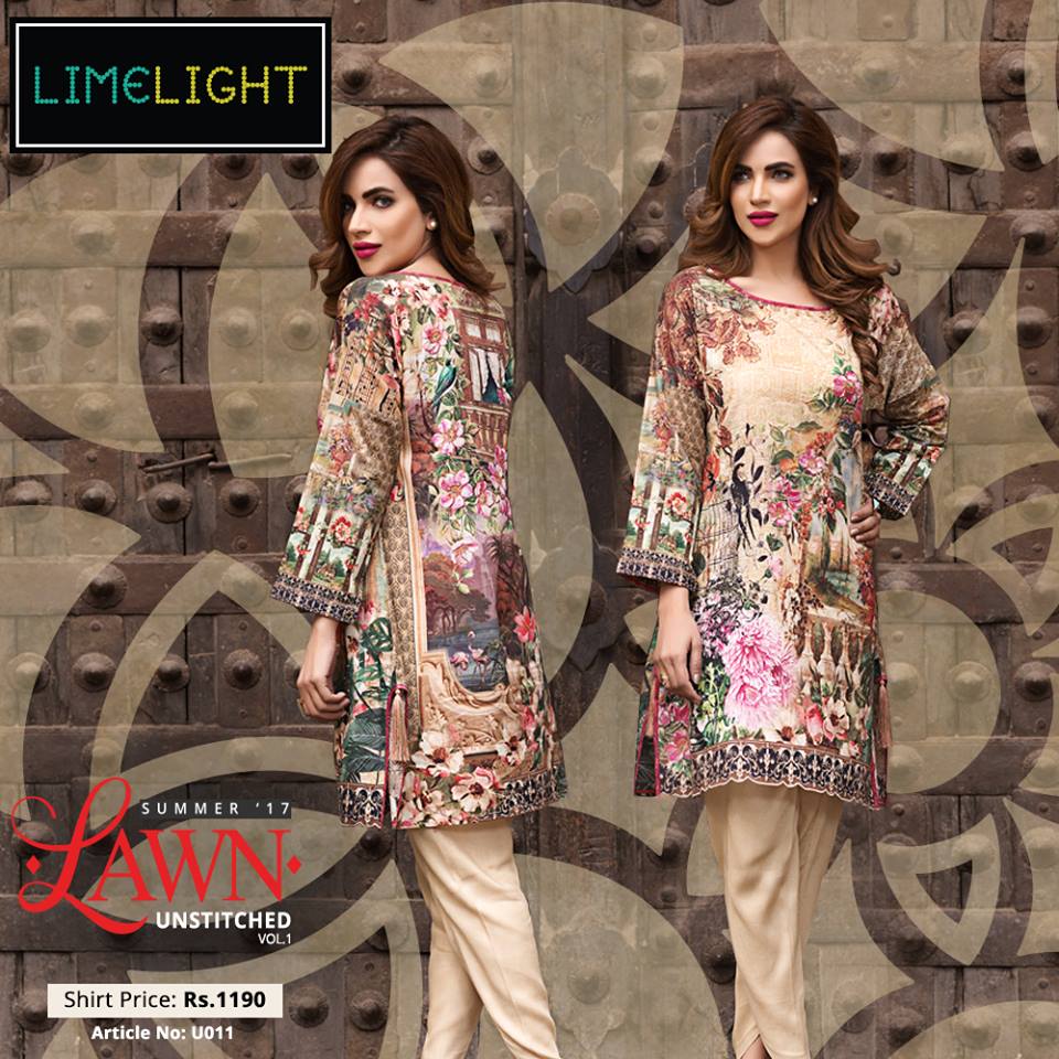 Limelight Unstitched Digital Printed Lawn Collection with Price ...