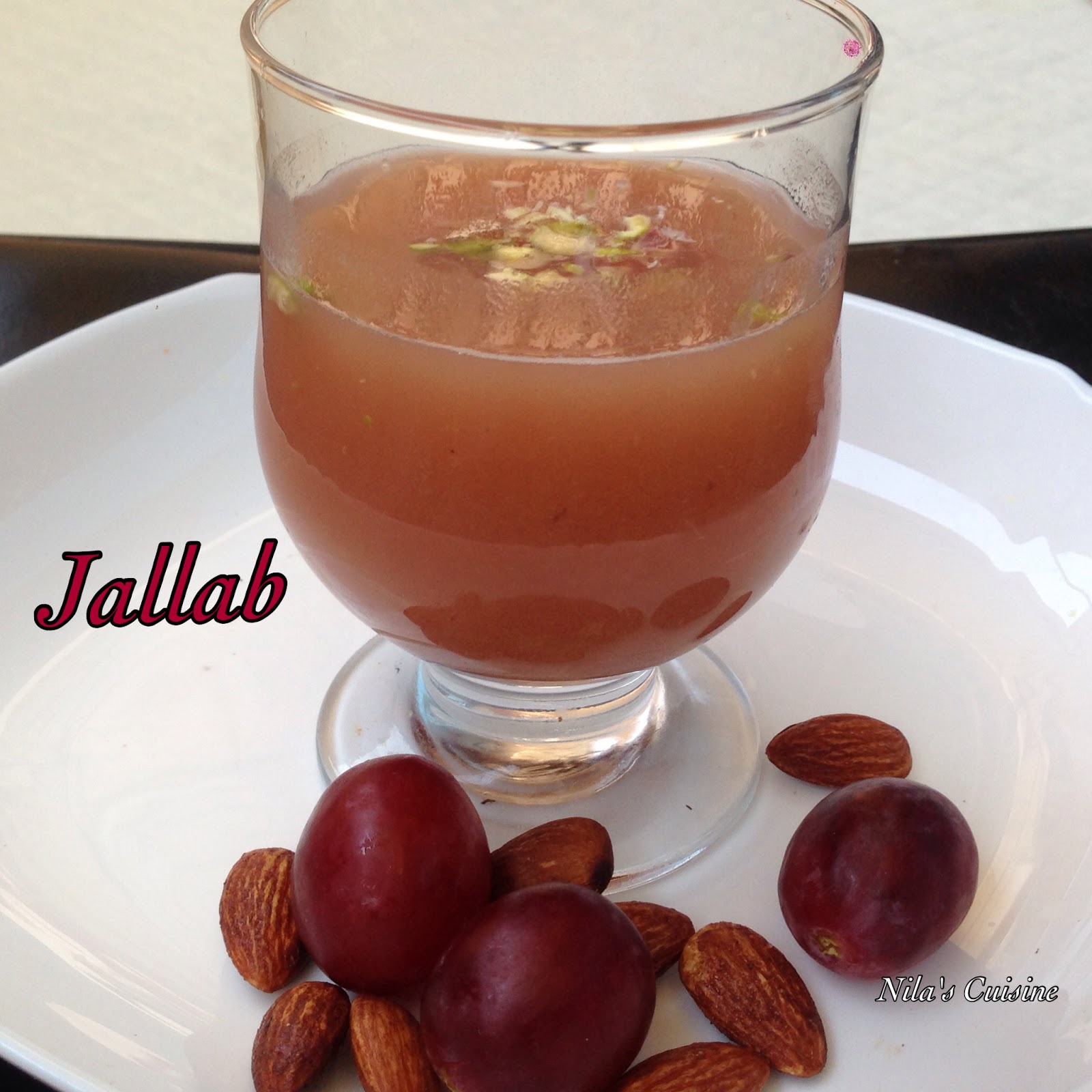 Nila's Cuisine: Jallab / Arabic Iftar Drink
