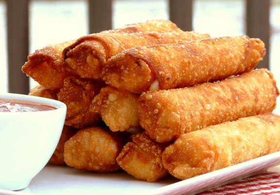 low carb snacks: Fried Salami and Mozzarella Cheese Sticks