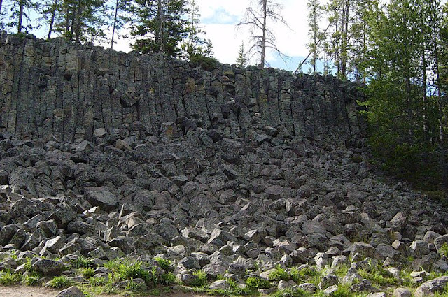 Yellowstone National Park: Mass Wasting and Weathering