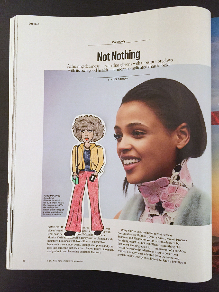 A Drawing A Day: Anna's 2015 Challenge: drawn cutout x magazine series