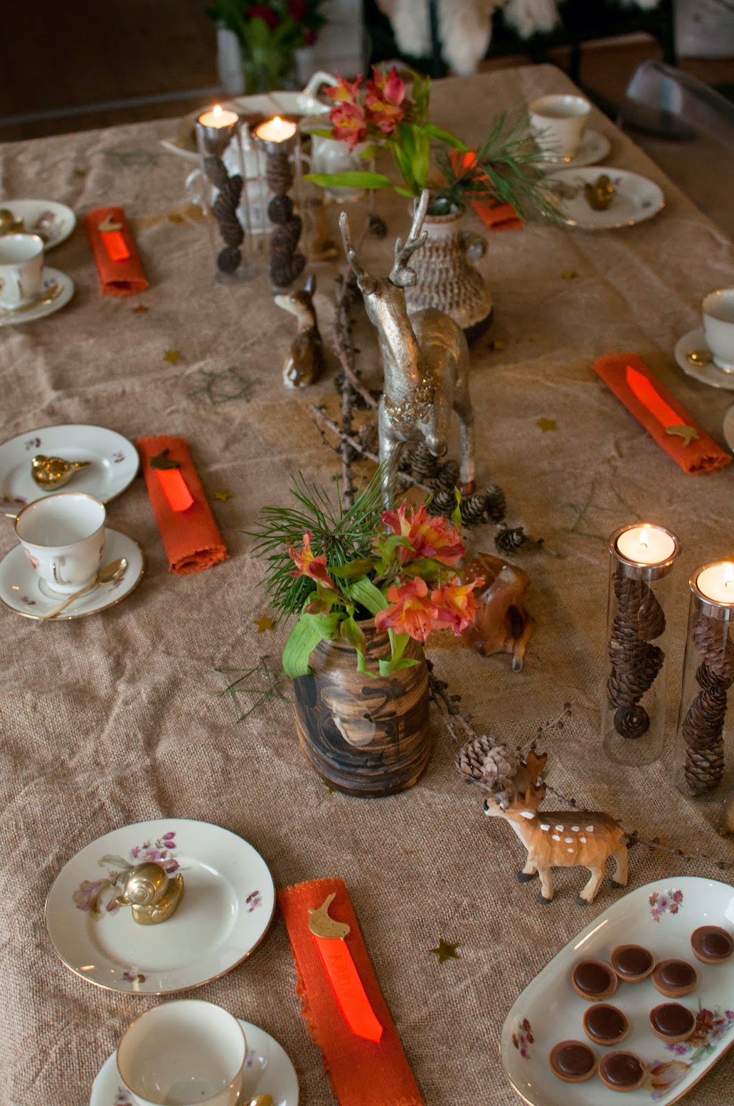 Kreativ Tankeknips: Inspiration til juleborde.