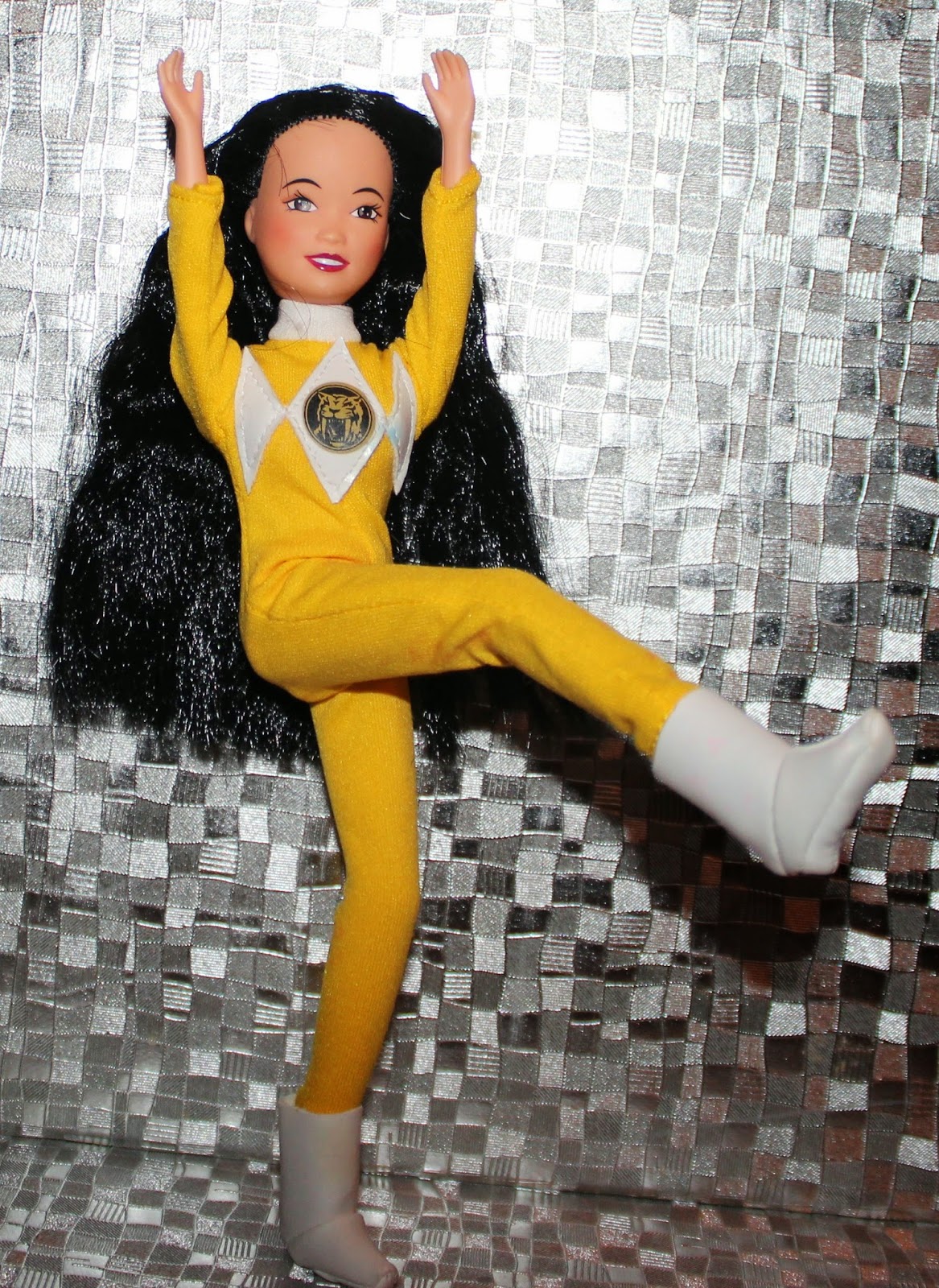 PLANET OF THE DOLLS: Doll-A-Day 306: Trini Yellow Ranger Doll