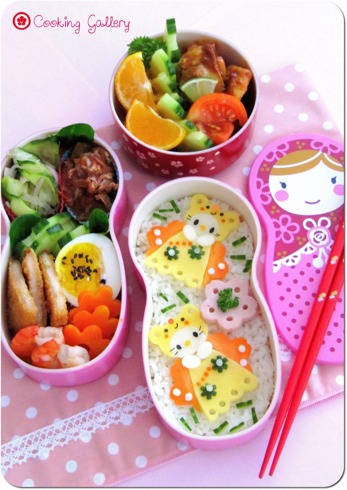 Angelic Hello Kitty Bento | Cooking Gallery