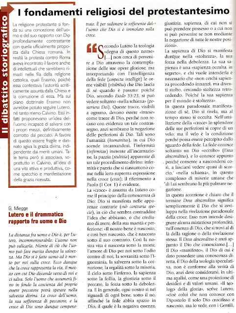 La Riforma protestante: marzo 2012
