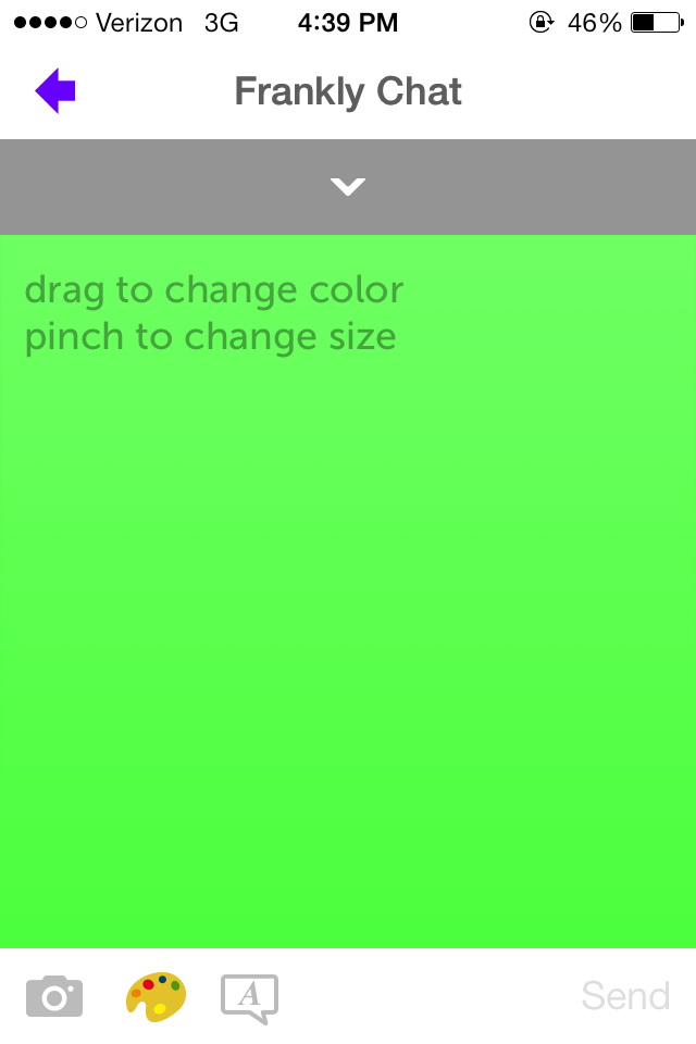 The Frankly Chat App - Royally Pink