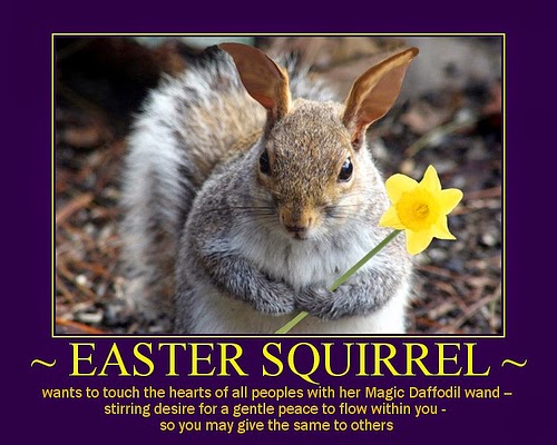 Critter Sitter's Blog: Easter Squirrels
