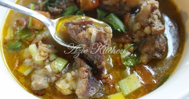 Sup Tulang Yang Sangat Sedap - Azie Kitchen