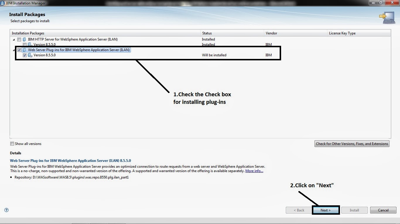 IBM WebSphere Application Server: install web server plugins for ibm websphere application ...