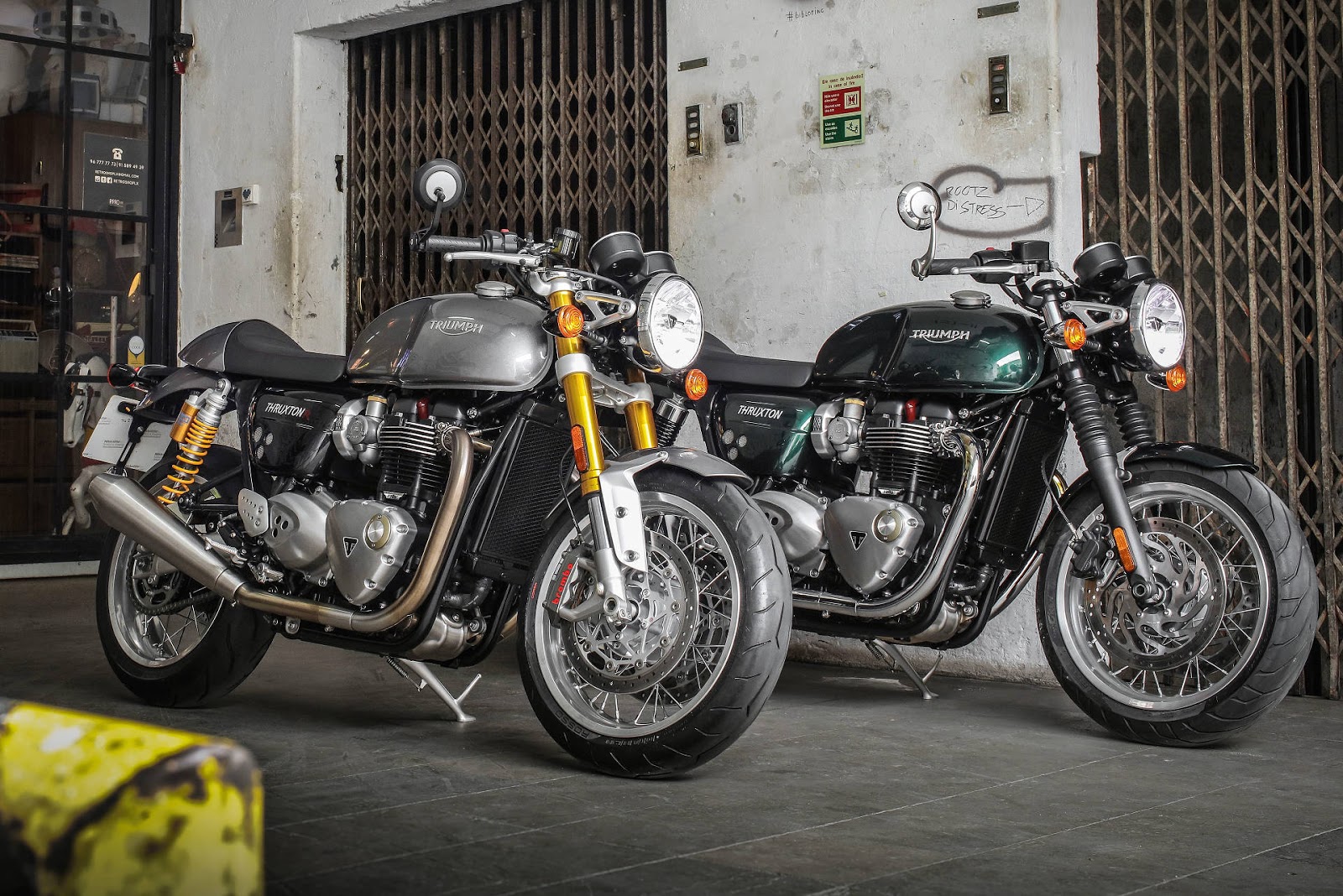 Triumph представила спецификации 2016 Thruxton и Thruxton R - MotoNews ...