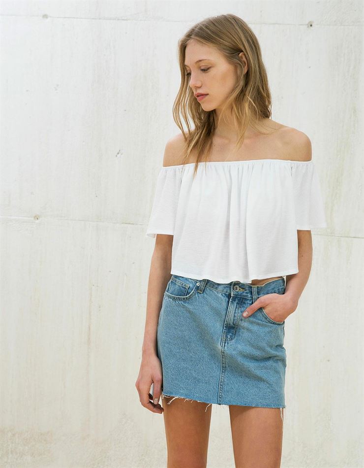 Ropa Bershka sin hombros ¡el verano se hace sentir!