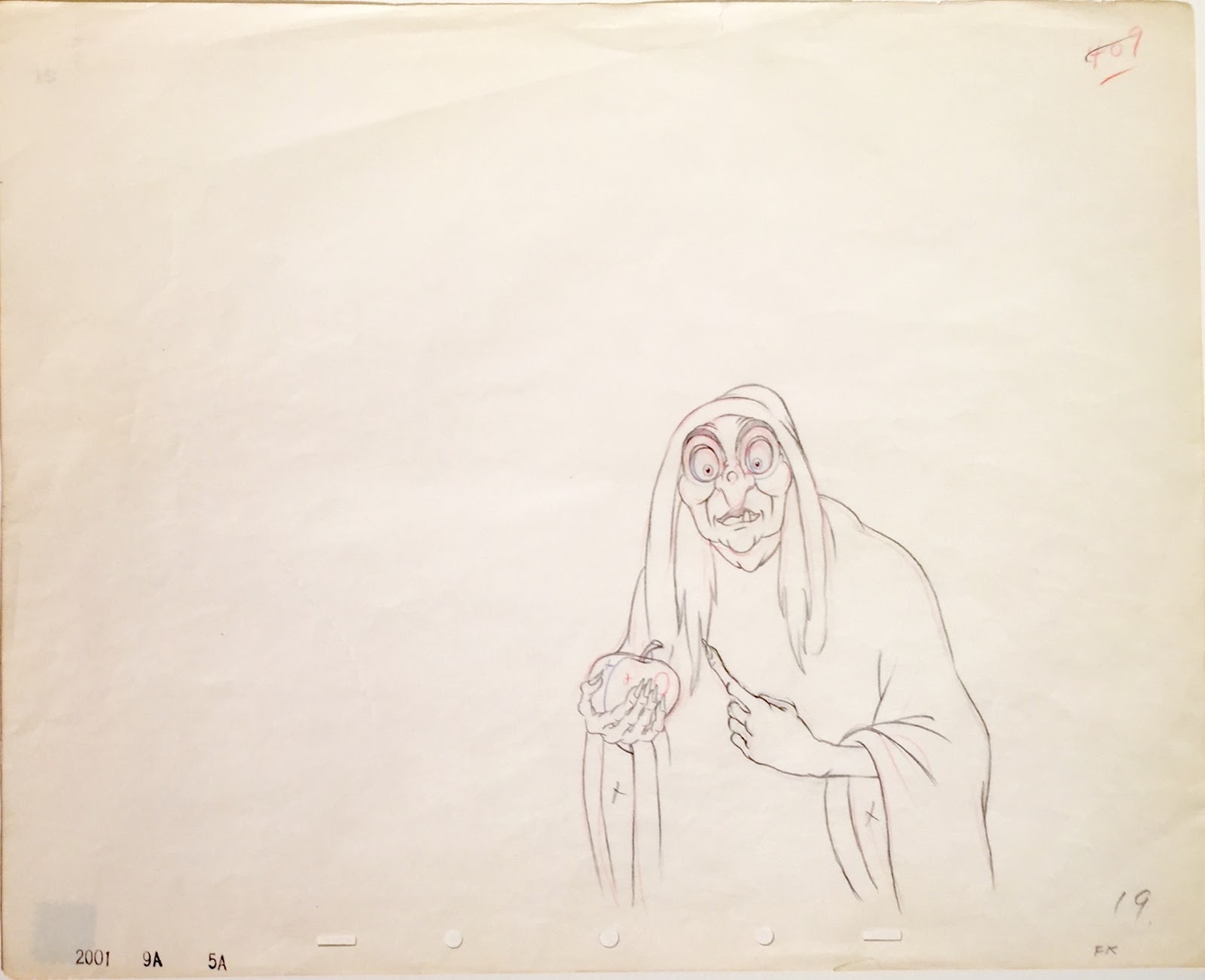 Animation Collection: Original Production Animation Drawing of The Old ...