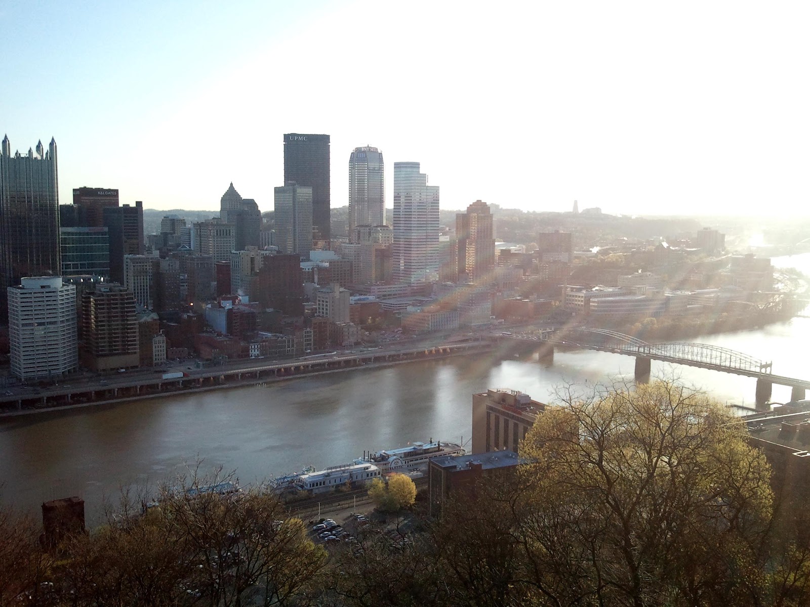 Enthusiastic Noise: Pittsburgh Skyline In Spring