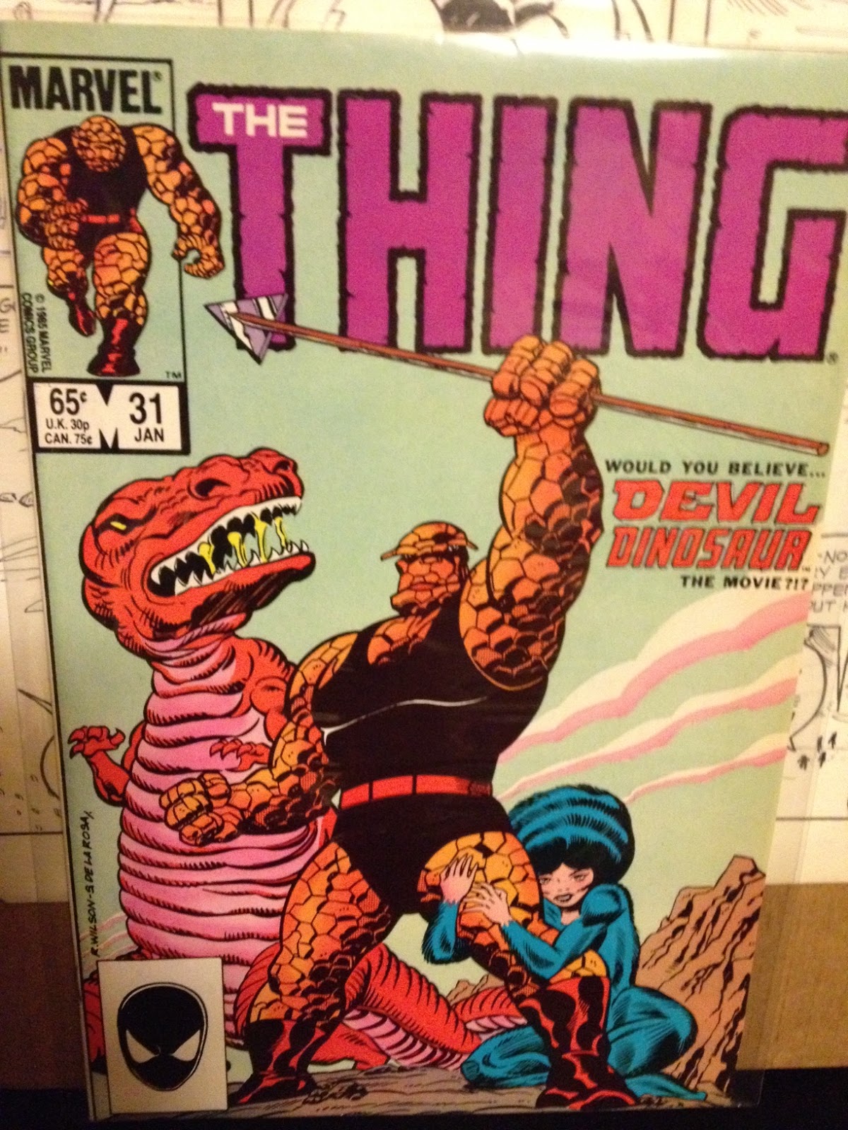 The Yeti Speaks!: The Thing #31 original art by Ron Wilson!