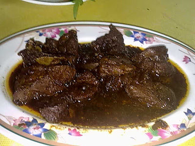 Rendang landak @ restoran selera rimba