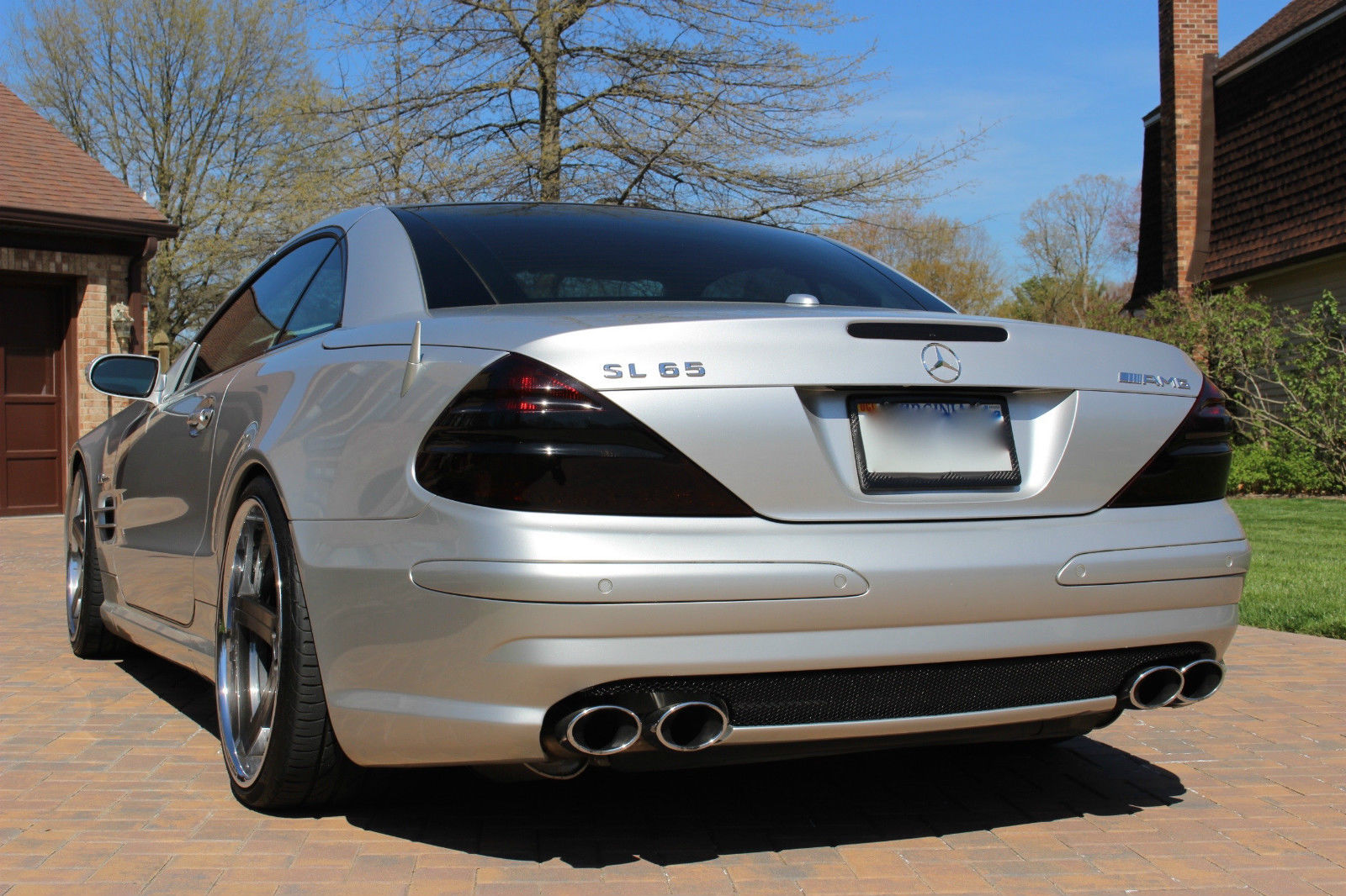 2005 Mercedes-Benz R230 SL65 AMG on 20" D2 Forged Wheels | BENZTUNING