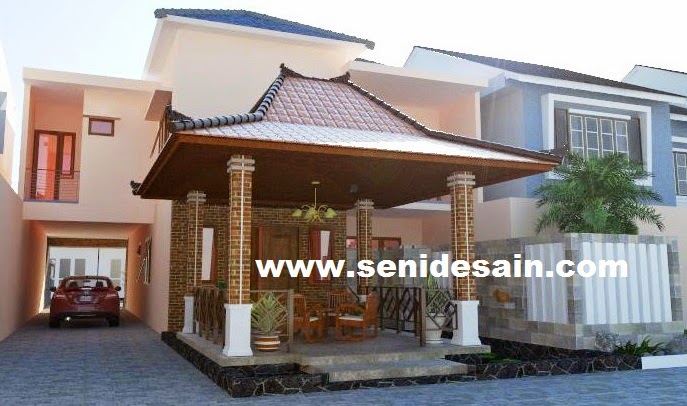 JASA DESAIN 3D INTERIOR GAMBAR EKSTERIOR: Desain Teras Depan Pendopo ...