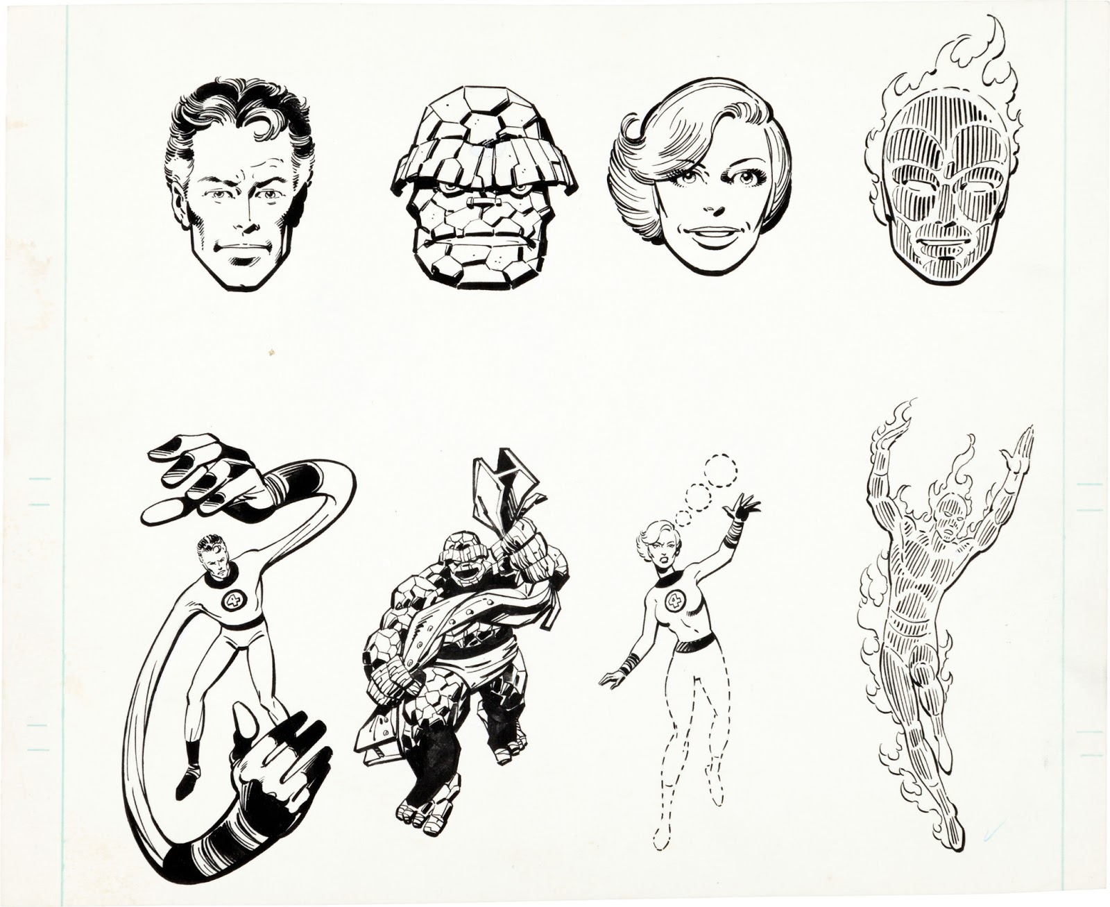 Marvel Comics of the 1980s: 1983 - John Byrne's Fantastic Four Masthead