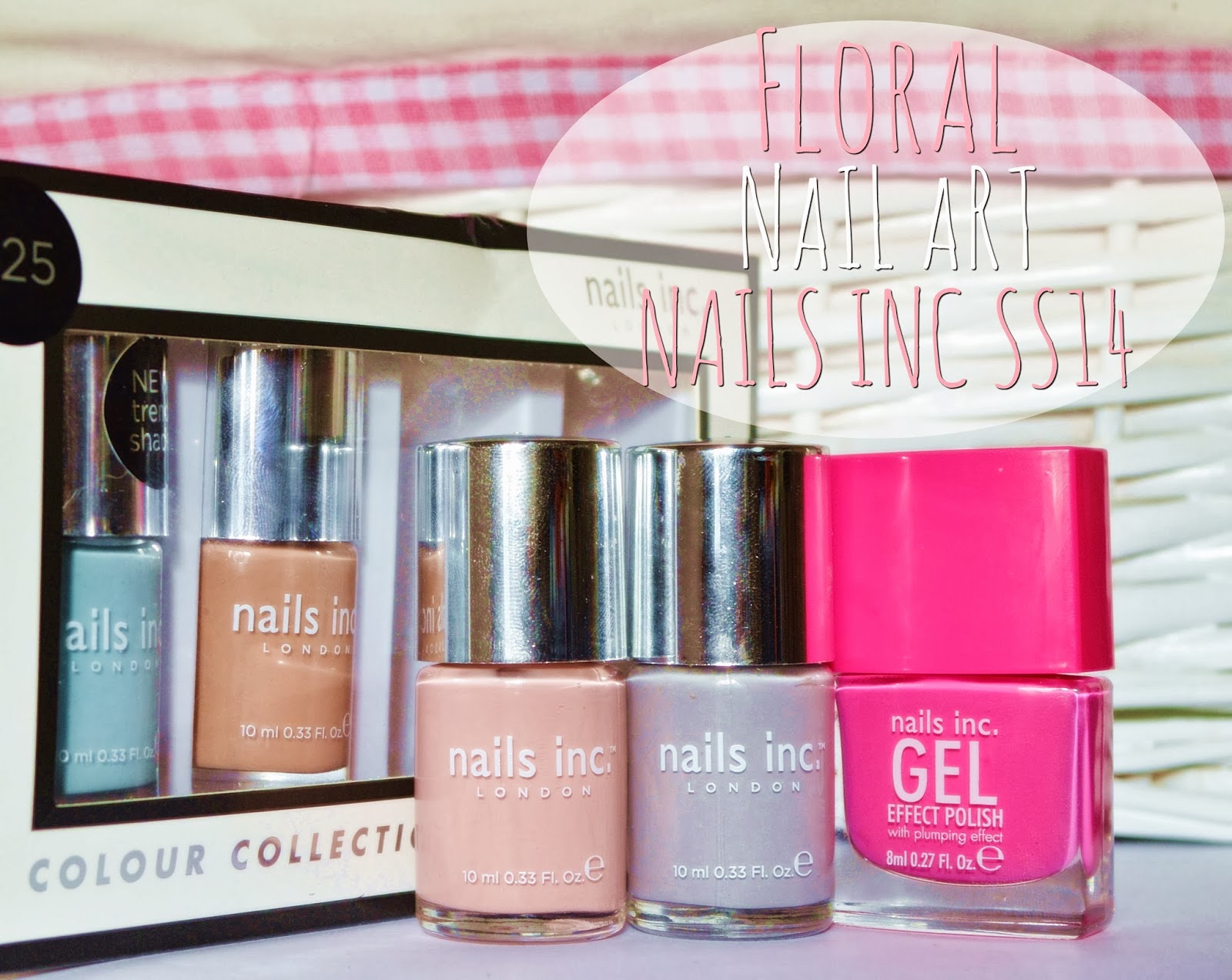 Floral Nail Art Ft Nails Inc SS14 Colours | That Lisa Clare ...