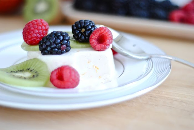 Greek Yogurt Panna Cotta • Honey We're Home