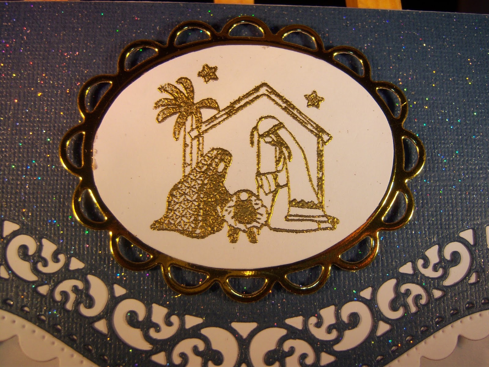 Scrap-n-Sew Granny: Nativity Christmas Card