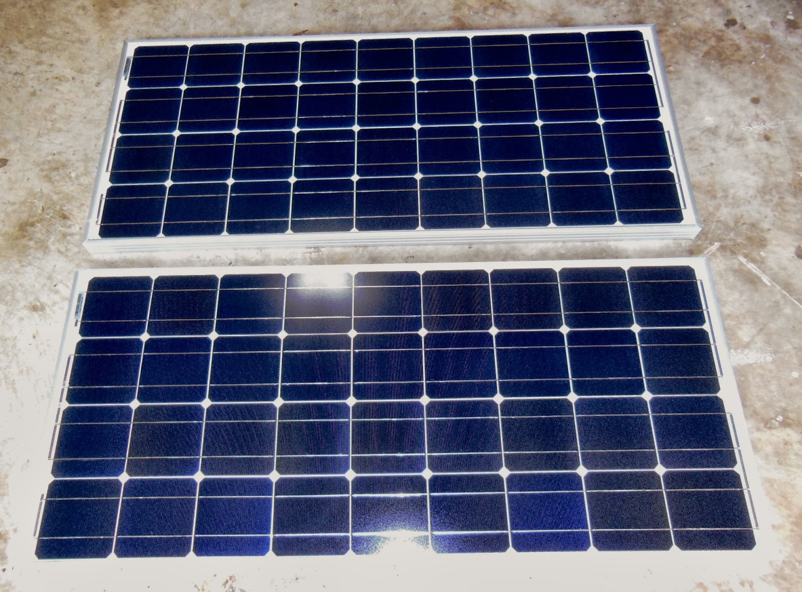 Living Prepared ---: Solar Panels Arrived