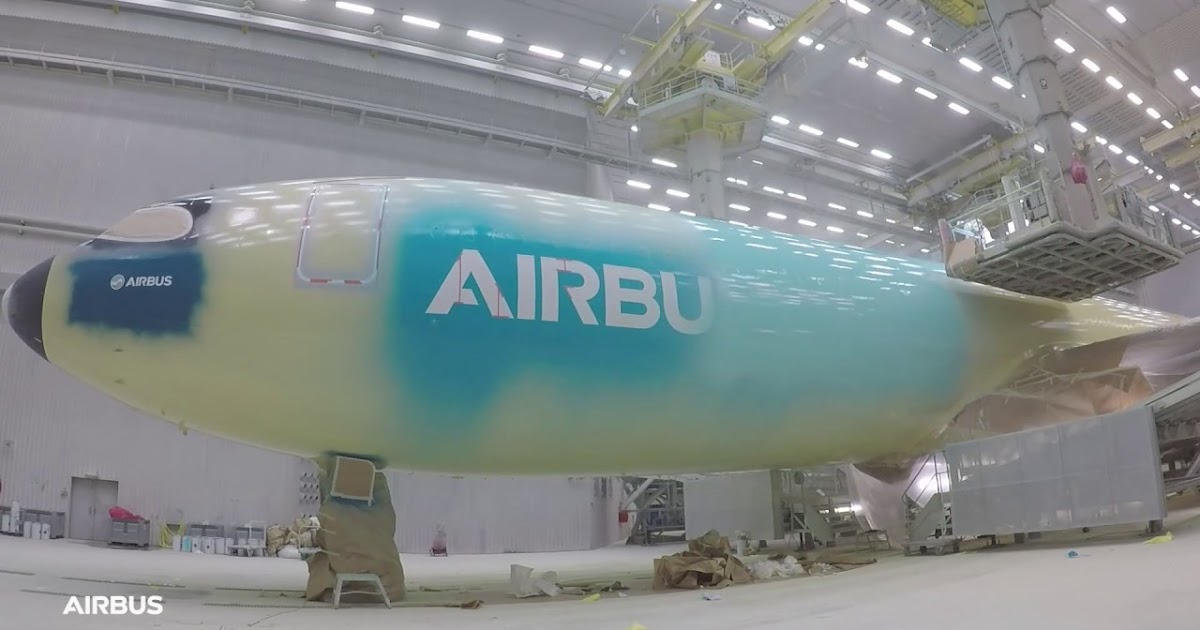 Centro de pintura en Airbus Toulouse: arte en movimiento - Webinfomil