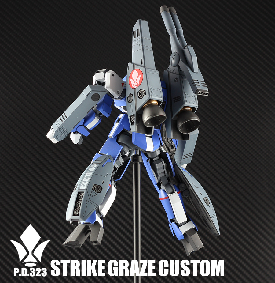 GUNDAM GUY: HG 1/144 Strike Graze Custom [Macross] - Customized Build