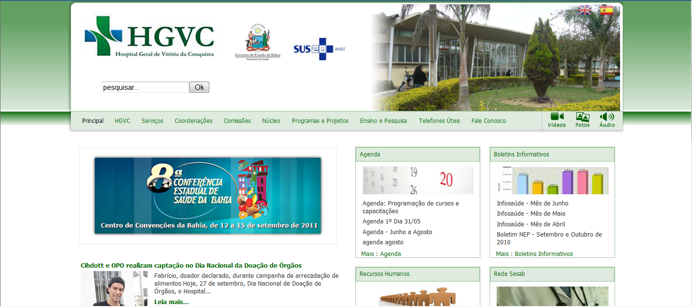 Hospital Geral de Vitória da Conquista: Inaugurado novo site do HGVC