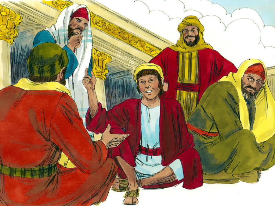 Jesus and His Family Went to the Temple