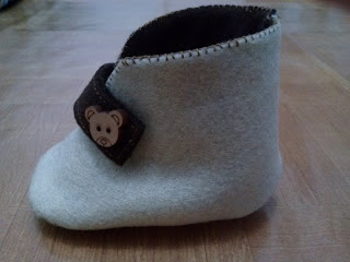 myheart.com: Sepatu Bayi Dari Kain Flanel