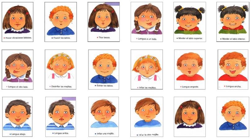 El cole de infantil en Fuente Grande : Praxias linguales y orofaciales