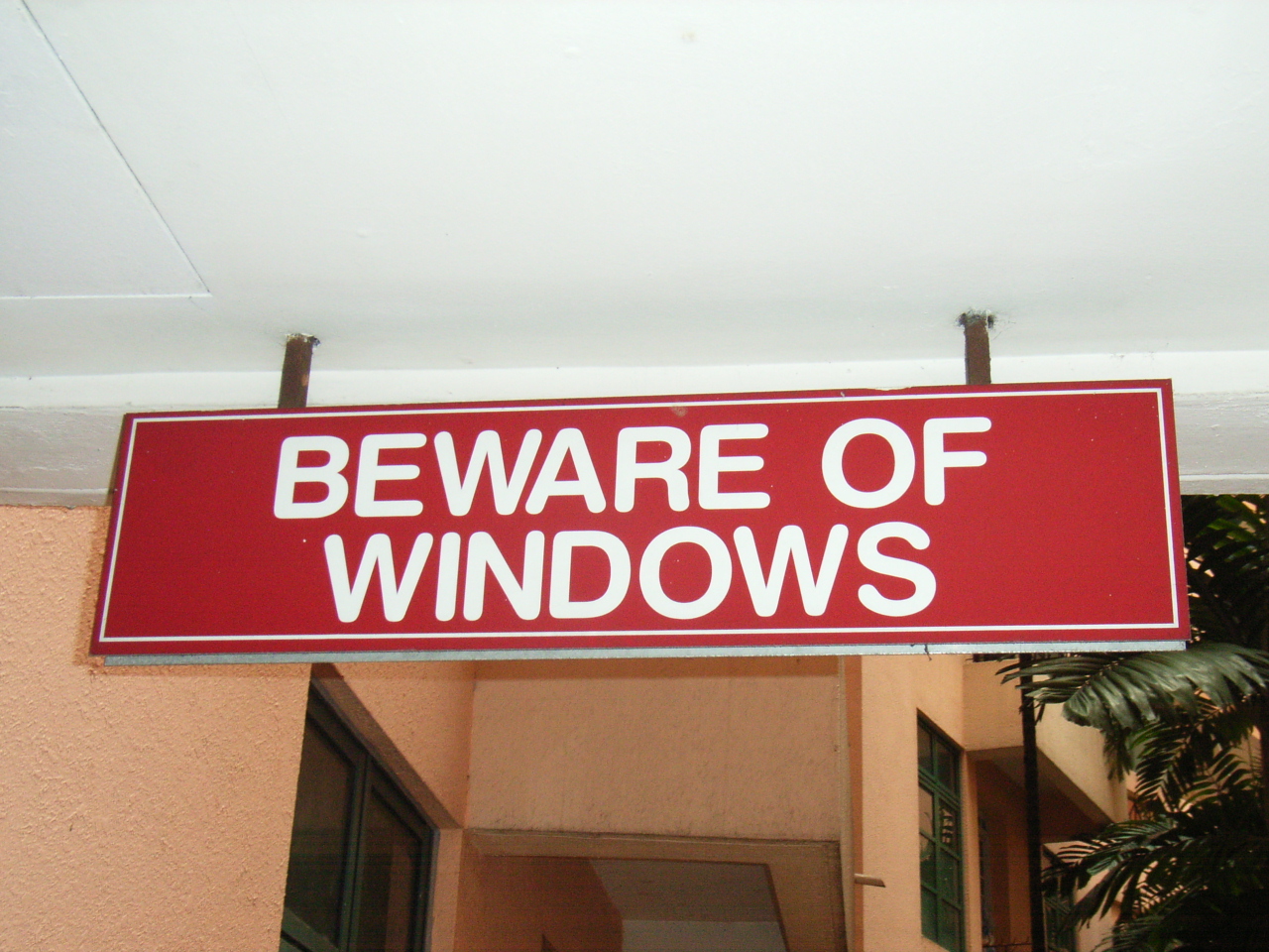 onthesannyside: Sign language revisited... from 'Beware of...' to 'PED ...