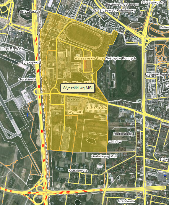 fajneMiejSCa: Podział Ursynowa Cz2. - Zachód (propozycja)